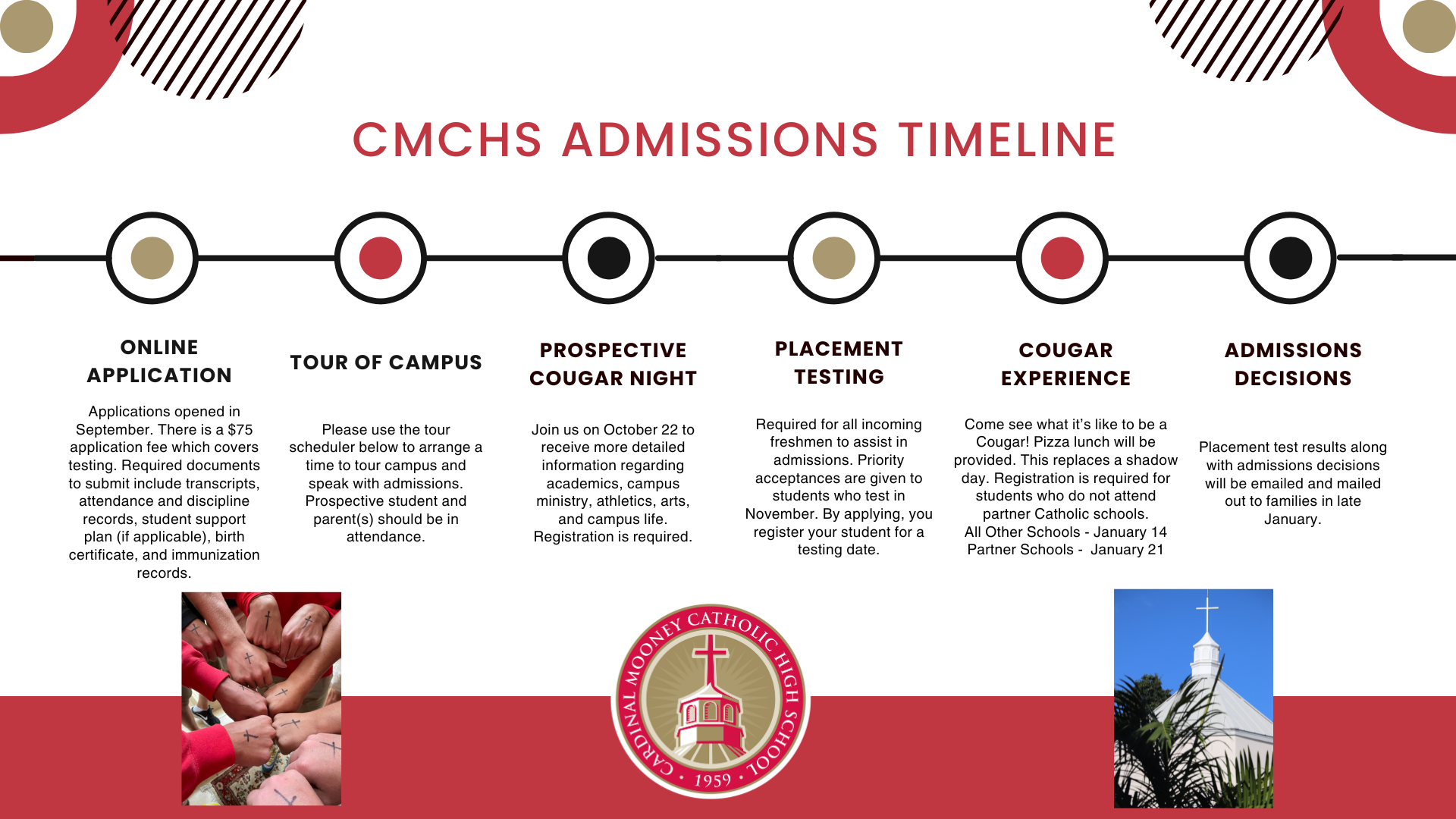 Welcome to the Cardinal Mooney High School Admissions